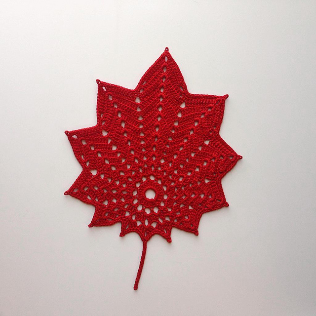 Ravelry: Fall Leaf pattern by The Unknown Orchard