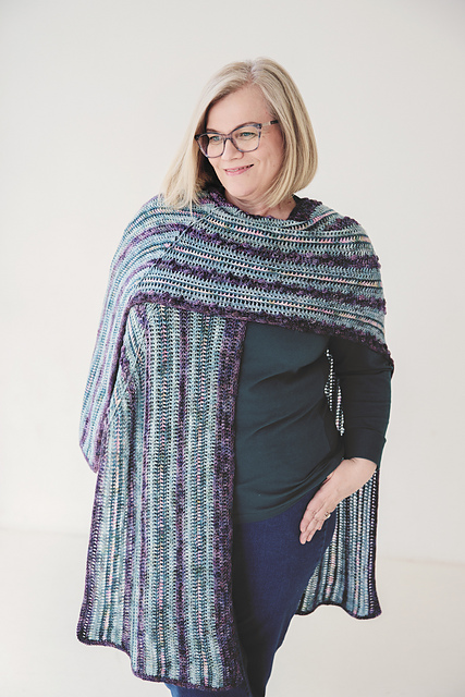 Ravelry: Knot a Ruana pattern by Mariana Muller