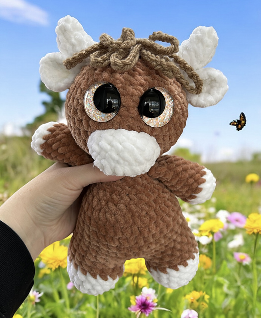 Ravelry: Rowan the Highland Cow Plushie pattern by Kathryn Cortez