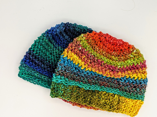 Ravelry: Herringbone Fade Beanie pattern by Kyla Burst
