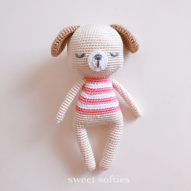 Ravelry: Pippa the Pink Puppy Dog pattern by Sweet Softies