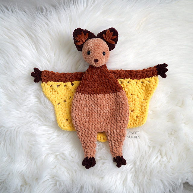 Ravelry: Bat Ragdoll Lovey pattern by Sweet Softies