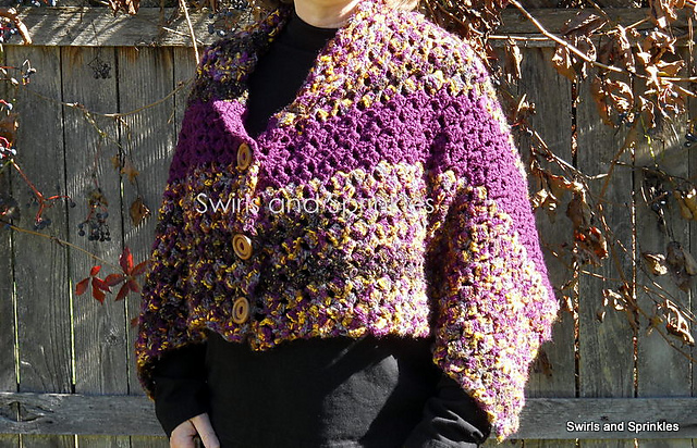Ravelry: Slanted Shell Convertible Shawl pattern by Becky Ferris