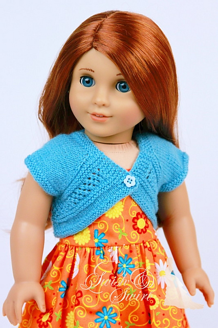 Ravelry: Bella Bolero 18 inch dolls pattern by Olga Watkin Swish & Swirl