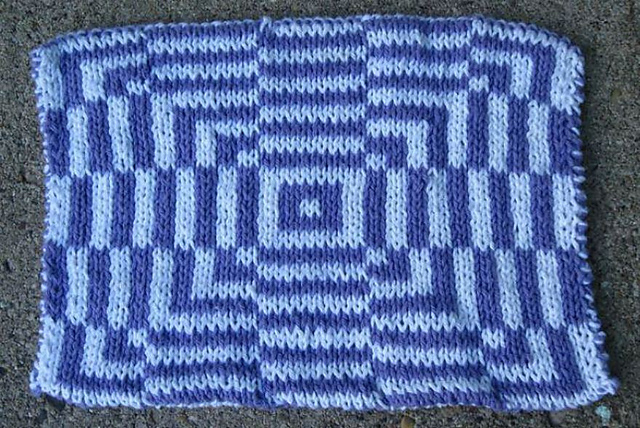 Ravelry: Double knitting Illusion cloth pattern by Celeena Cree