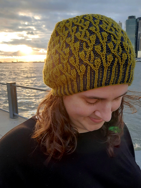 Ravelry: Liana Hat pattern by Jenn Lampen