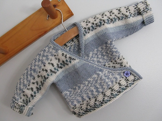 Ravelry: Crossover Jacket & Hat pattern by Naturally Yarns