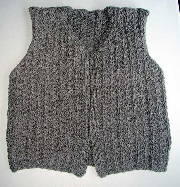 Ravelry: Highly Textured Vest pattern by Pegg Thomas