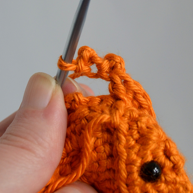 Ravelry: TFiner's Spiny Orange Seahorse