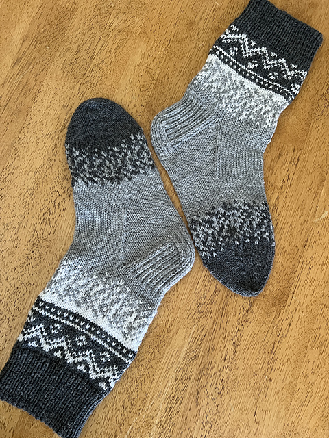 Ravelry: Owl Light Socks pattern by Helen Maple