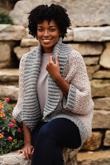 Ravelry: Veronica Cocoon Cardi pattern by Toni Lipsey