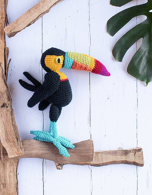 Ravelry: Isabella the Rainbow Toucan pattern by TOFT UK