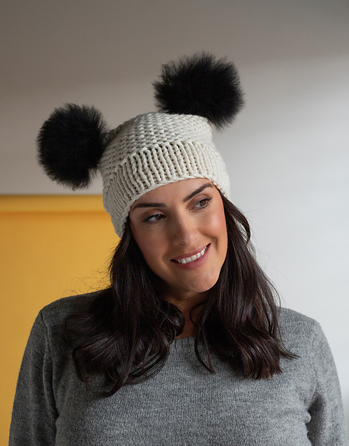 Ravelry: Bear Pom Pom Hat pattern by TOFT UK