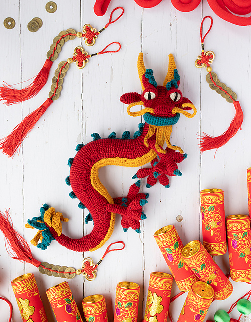 Ravelry: Bo the Chinese Dragon pattern by TOFT UK