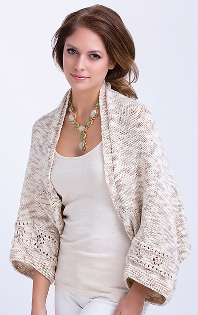 Ravelry: Birch Bark Shrug pattern by Mari Lynn Patrick