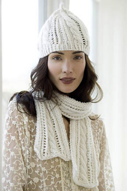Ravelry: Head Over Heels Hat and Scarf pattern by Teresa Chorzepa