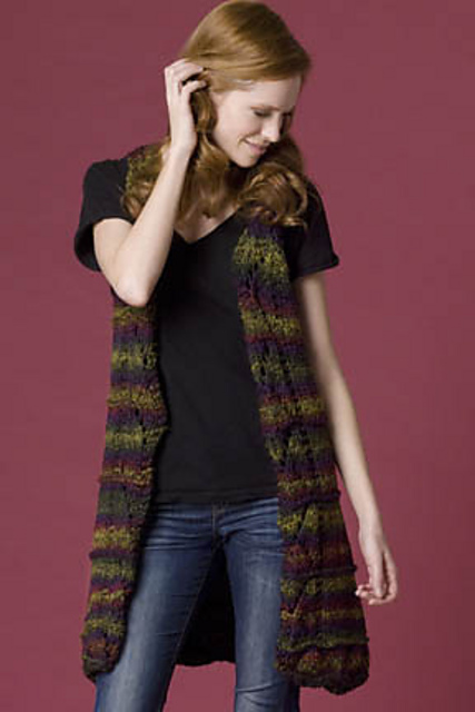 Ravelry: Balsam Swing Vest pattern by Teresa Chorzepa