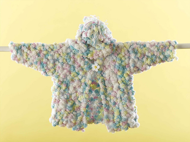 Ravelry: Bon Bon Baby Cardigan and Hat pattern by FDC Design Studio