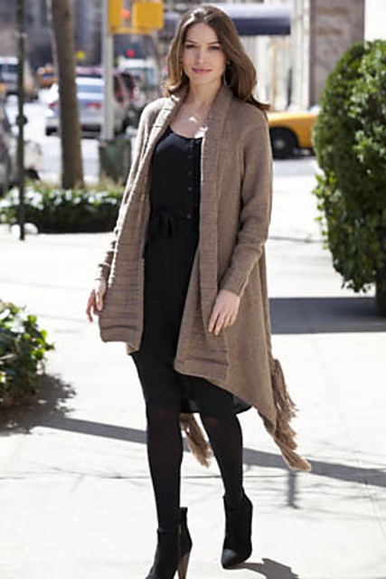 Ravelry: Genova Shawl Collar Coat pattern by FDC Design Studio