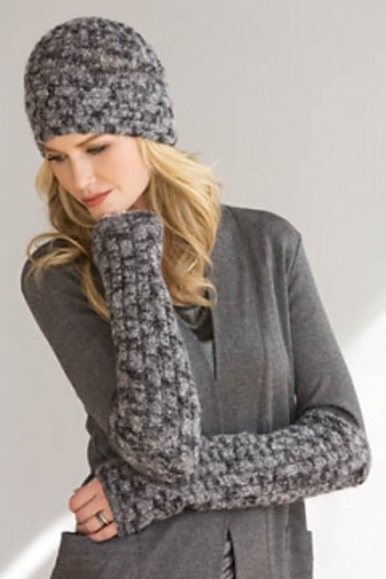 Ravelry: Bella Hat and Armwarmers pattern by FDC Design Studio