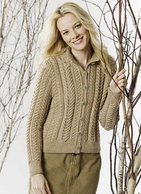 Ravelry: Savoy Cabled Jacket pattern by Irina Poludnenko