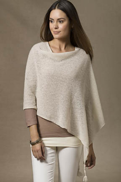 Ravelry: Ara Pacis Poncho pattern by FDC Design Studio