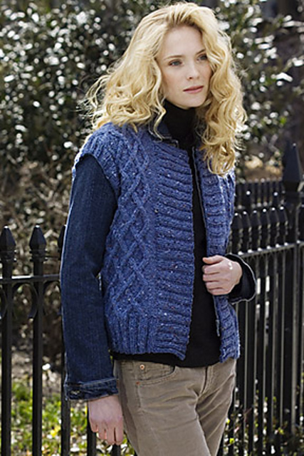 Ravelry: Donegal Vest pattern by Rosemary Drysdale