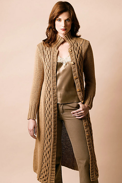 Ravelry: Long Coat pattern by Jennifer Wenger-Turchen