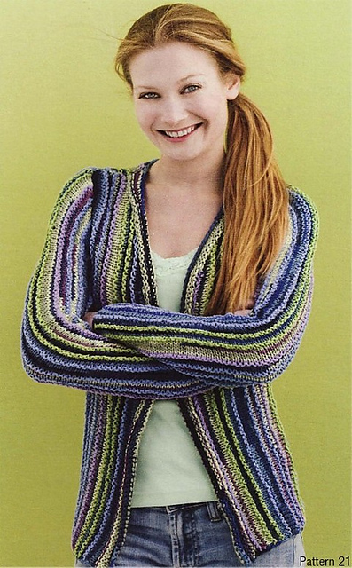 Ravelry: Side-to-Side Cardigan pattern by harriet elliot
