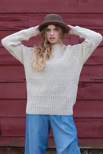 Ravelry: Bucolic Unisex Pullover pattern by Mari Lynn Patrick