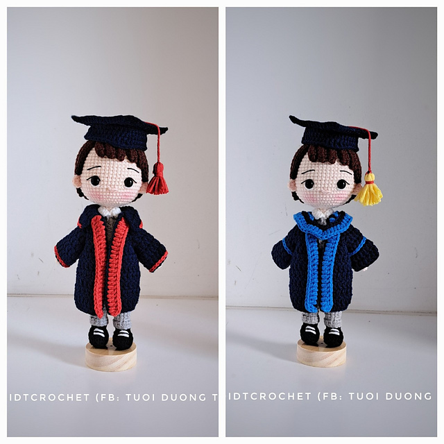 Ravelry: Graduation boy doll pattern by Tuoi Duong Thi