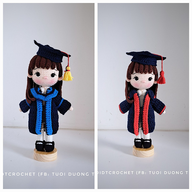 Ravelry: Graduation girl doll pattern by Tuoi Duong Thi