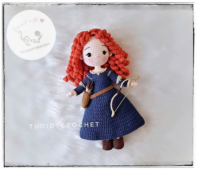 Ravelry: Princess Merida (Brave) pattern by Tuoi Duong Thi