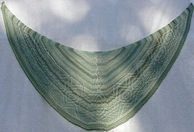 Ravelry: Faroese Shawls: Yellow Shawl pattern by Meg Swansen