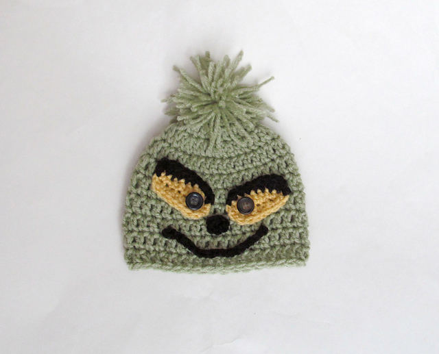 Ravelry: Little Grinch Christmas Hat pattern by Megan Denham
