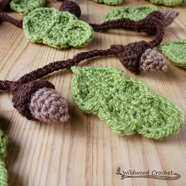 oak leaf pattern crochet
