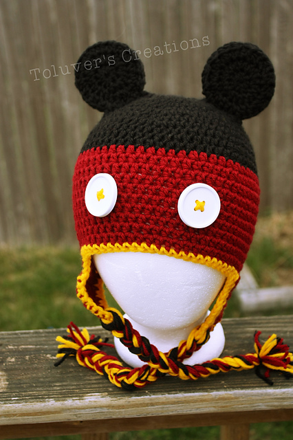 Ravelry: Mickey Mouse Hat pattern by Rachelle Bowman