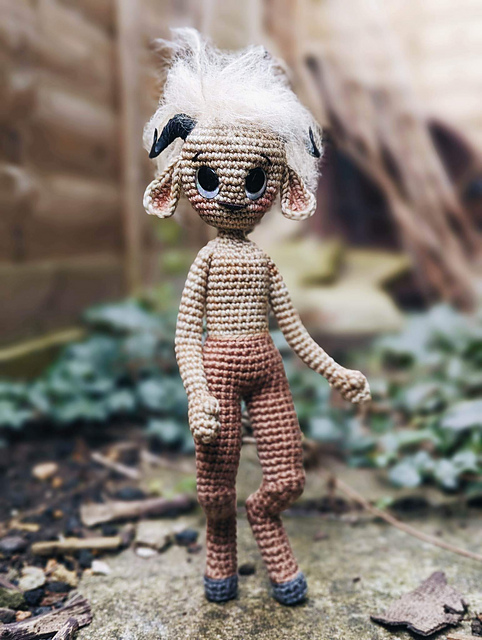 Ravelry: Satyr style faun doll pattern by Tangled Pixie