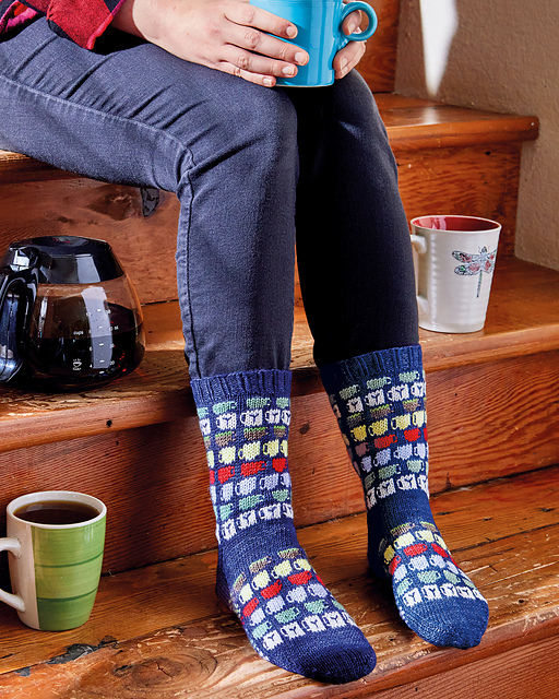 Ravelry: Coffee, Coffee, Coffee Socks pattern by SpillyJane