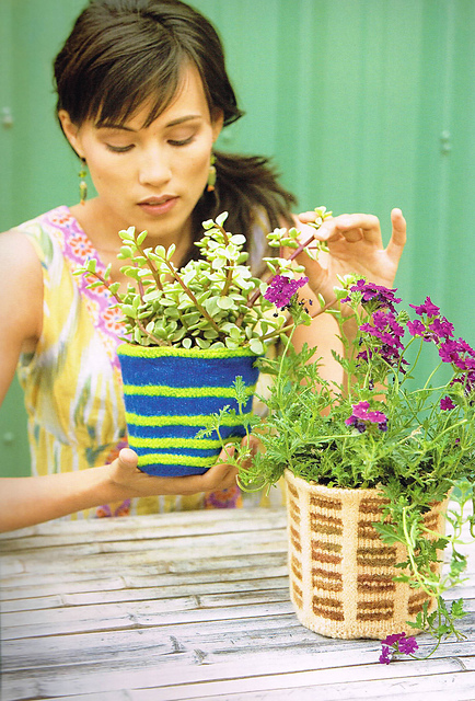 Ravelry: Sibling Rivalry Baskets pattern by Gina Wilde