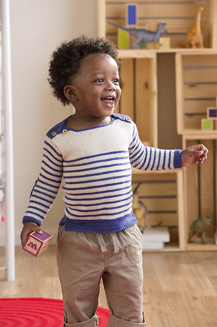 Ravelry: Striped Jersey pattern by Julie Partie