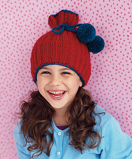 Ravelry: #15 Drawstring Hat pattern by Tanis Gray