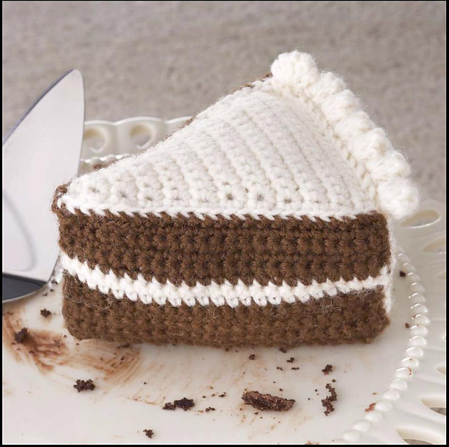 Ravelry: Chocolate Cake Slice pattern by Rose Langlitz