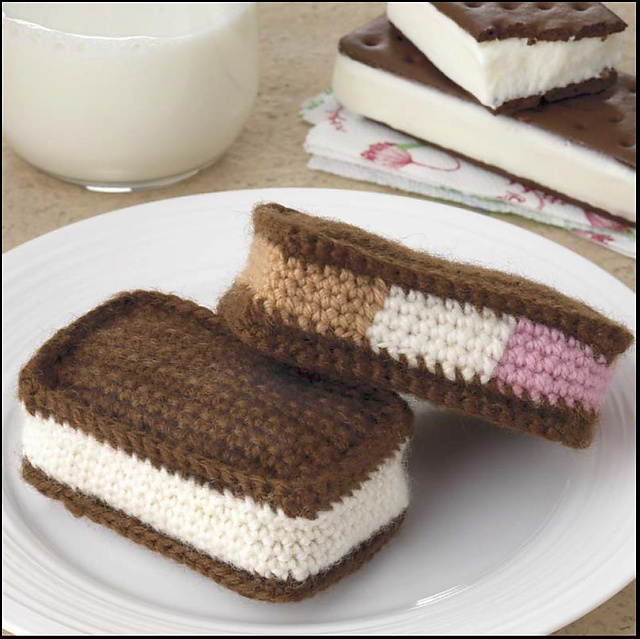 Ravelry: Ice Cream Sandwich pattern by Rose Langlitz