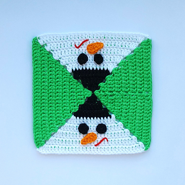 Ravelry: Granny Square Snowman pattern by Tetiana Bukreieva