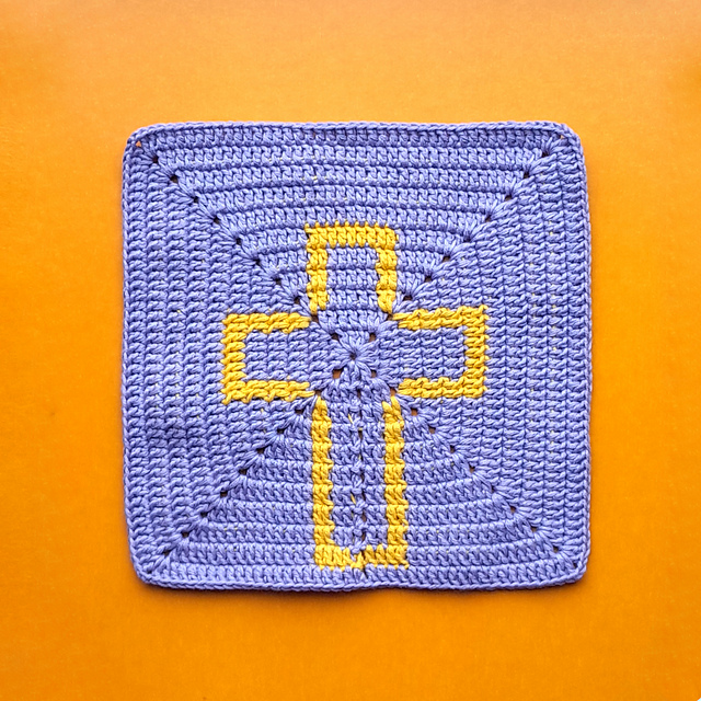Ravelry: Granny square Cross pattern by Tetiana Bukreieva