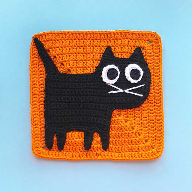 Ravelry: Granny Square Cat pattern by Tetiana Bukreieva