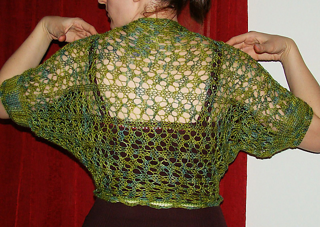 Ravelry: Irish Moss of Knocknarea Shrug pattern by Tatyana Chambers