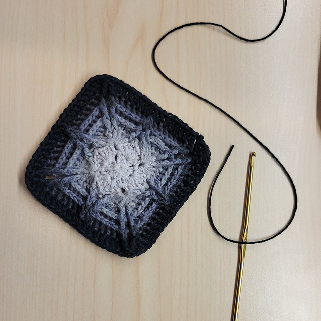 Ravelry: 8 Spiked Star Square pattern by Tawny Watkins