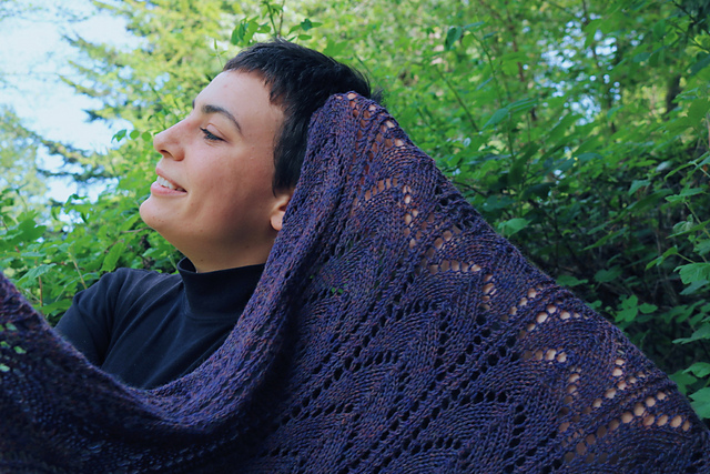 Ravelry: Trellis Shawl pattern by The Whiskey Knits Fiber Co.